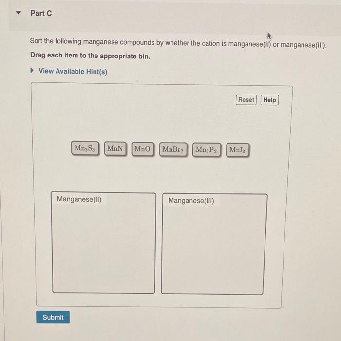Solved Part A What is the formula for copper(ll) oxide ? | Chegg.com
