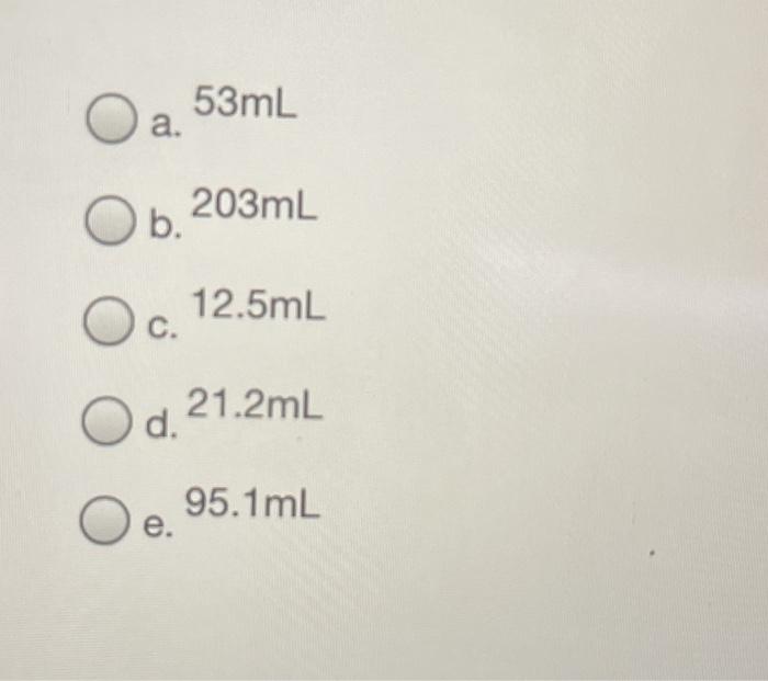 Solved How many millilitres of a 1.73M HCI solution are | Chegg.com