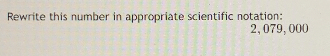 Solved Rewrite this number in appropriate scientific | Chegg.com
