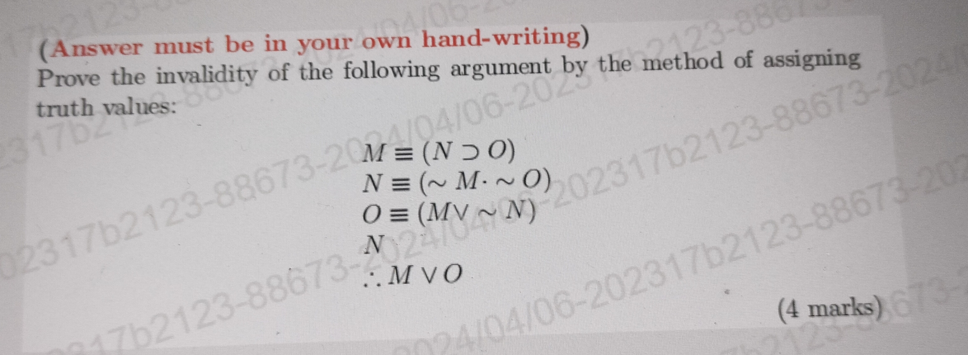 Solved (Answer must be in your own hand-writing)Prove the | Chegg.com