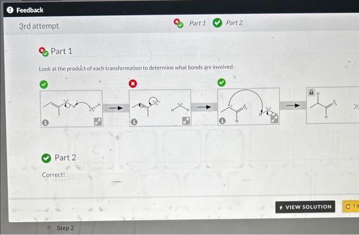 Solved only the second steps arrow mechanisms are wrong. | Chegg.com