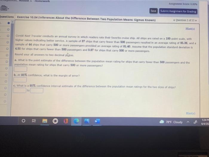 Solved ruma Pue 5-Homework Assignment Score: 0.00% Save | Chegg.com