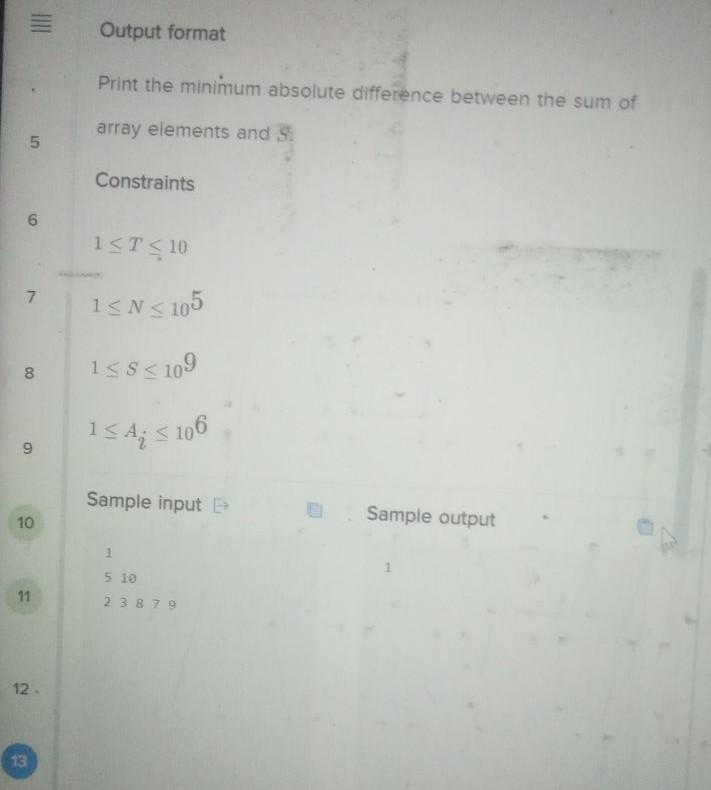 Solved The closest sum You are given an array of N elements. | Chegg.com