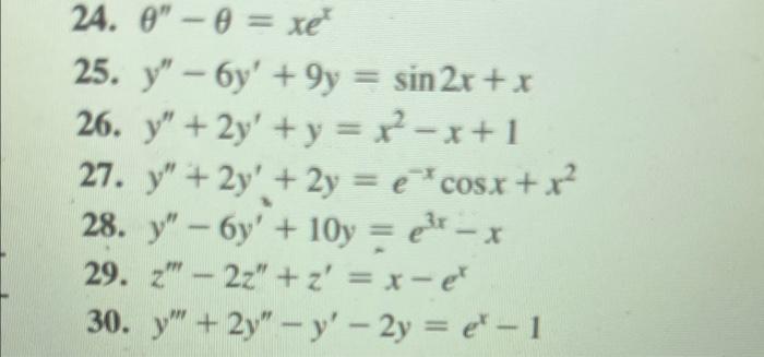 Solved In Problems 21-30, use the annihilator method to | Chegg.com