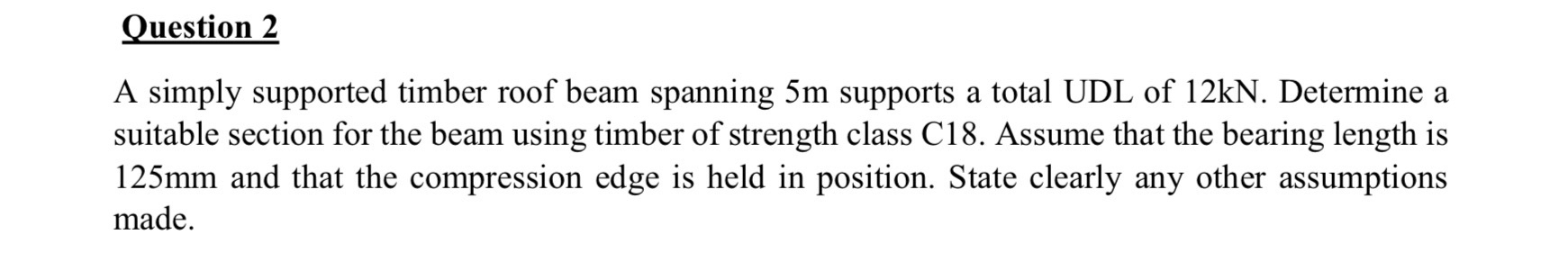Solve using the british standardsQuestion 2A simply | Chegg.com