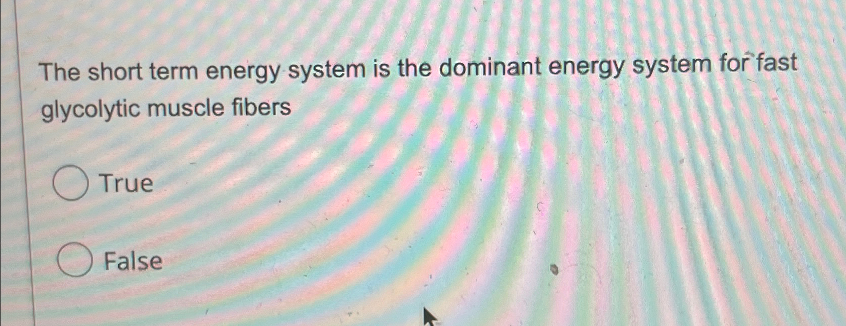 Solved The short term energy system is the dominant energy | Chegg.com