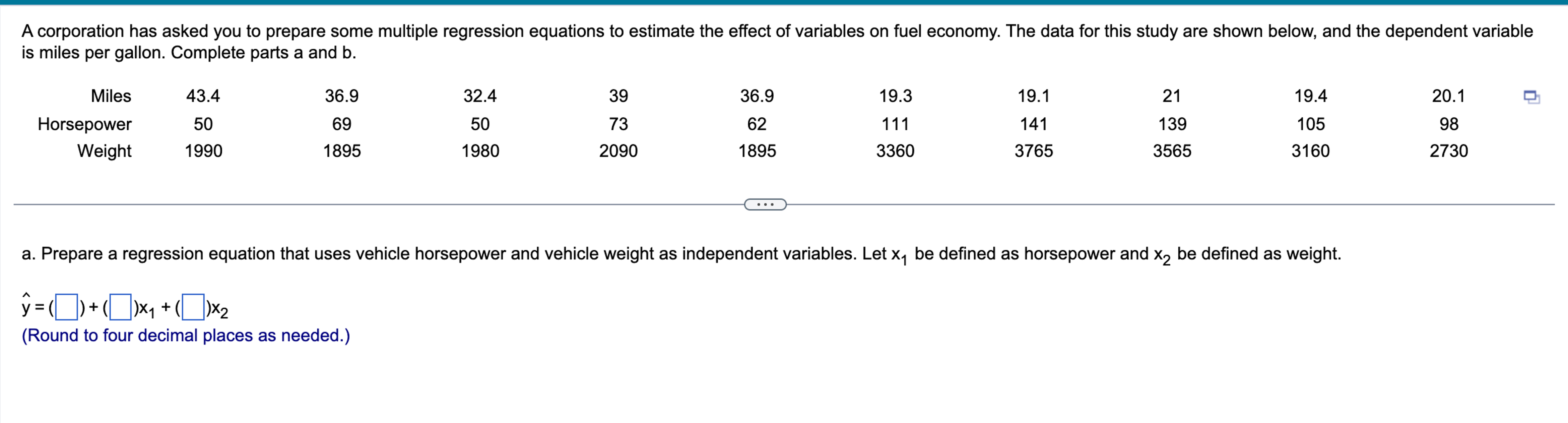 Solved A corporation has asked you to prepare some multiple | Chegg.com
