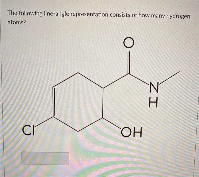 Solved The following line-angle representation consists of | Chegg.com