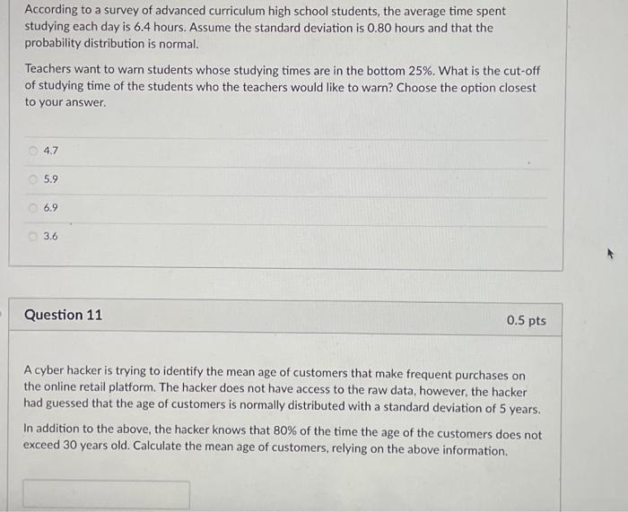 Solved According to a survey of advanced curriculum high | Chegg.com
