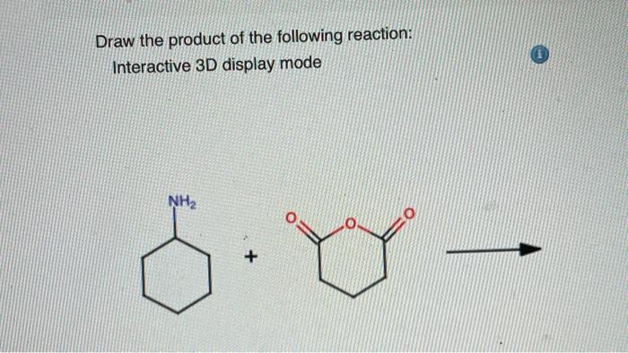 Solved Draw the product of the following reaction: | Chegg.com