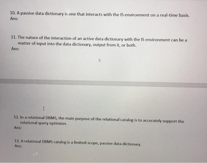 Solved Part II. True/False (10 questions +3 bonus questions, | Chegg.com