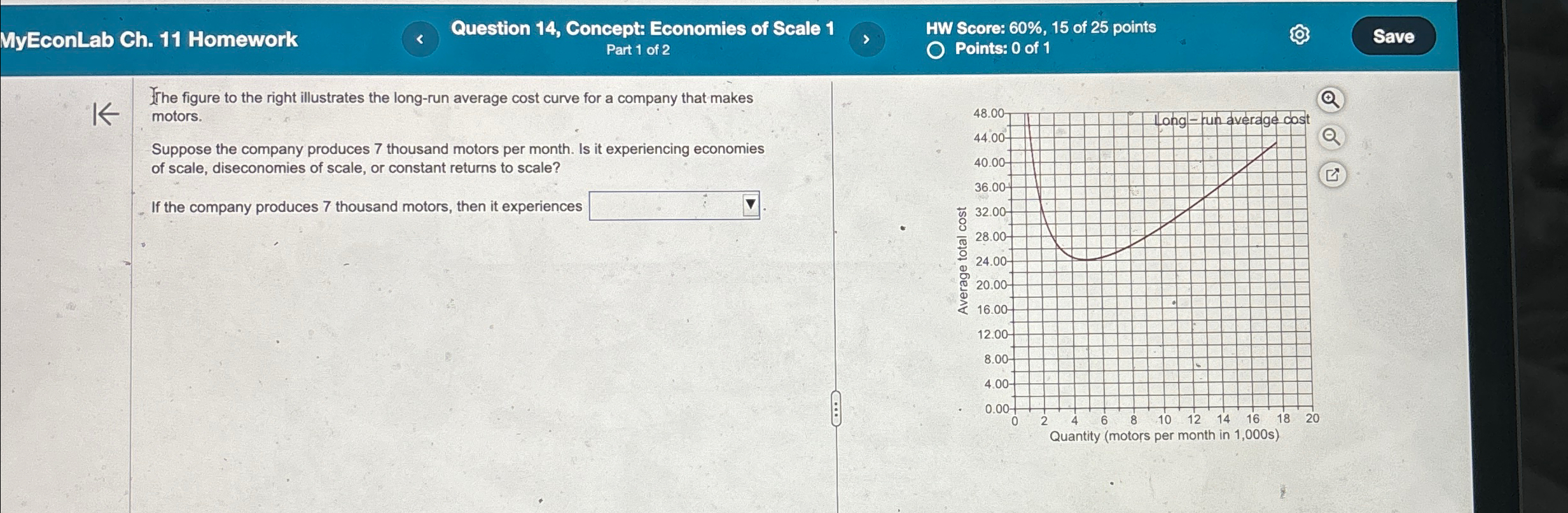 Solved MyEconLab Ch. 11 ﻿HomeworkQuestion 14, ﻿Concept: | Chegg.com