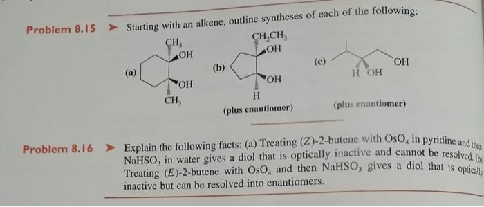 Solved Using the (E)−(Z) designation [and in parts (e) and | Chegg.com