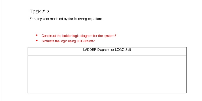 Solved Task # 2 For a system modeled by the following | Chegg.com