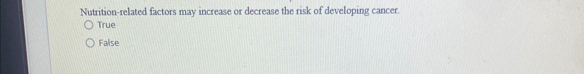 Solved Nutrition-related factors may increase or decrease | Chegg.com