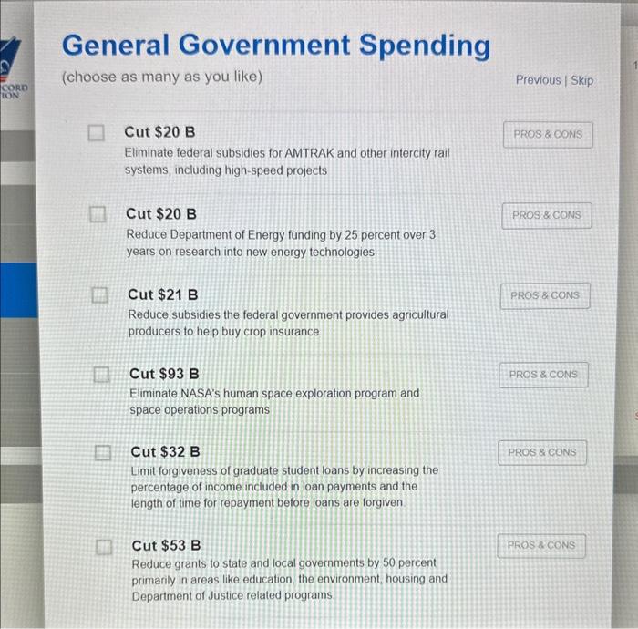 3. Complete the "Federal Budget Challenge" at the | Chegg.com