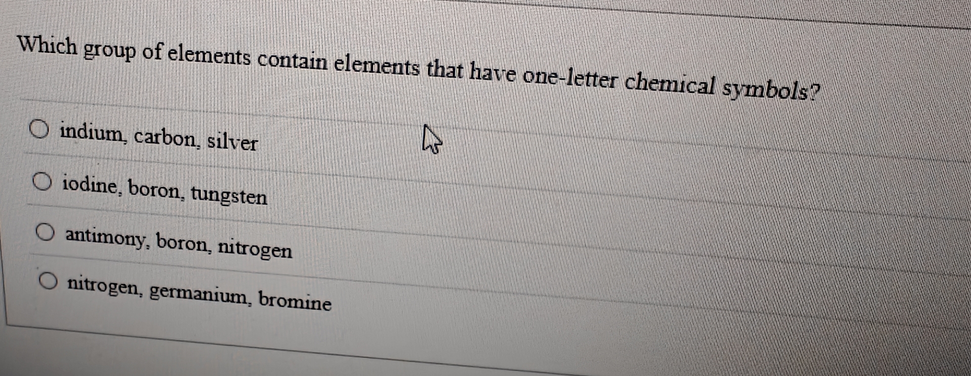 Solved Which group of elements contain elements that have | Chegg.com