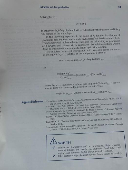 Solved DATA SHEET: DISTRIBUTION COEFFICIENT - LAB 6 Equiv, | Chegg.com