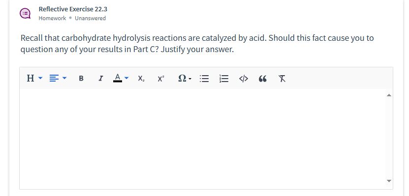 Solved Reflective Exercise 22.3Homework • ﻿UnansweredRecall | Chegg.com