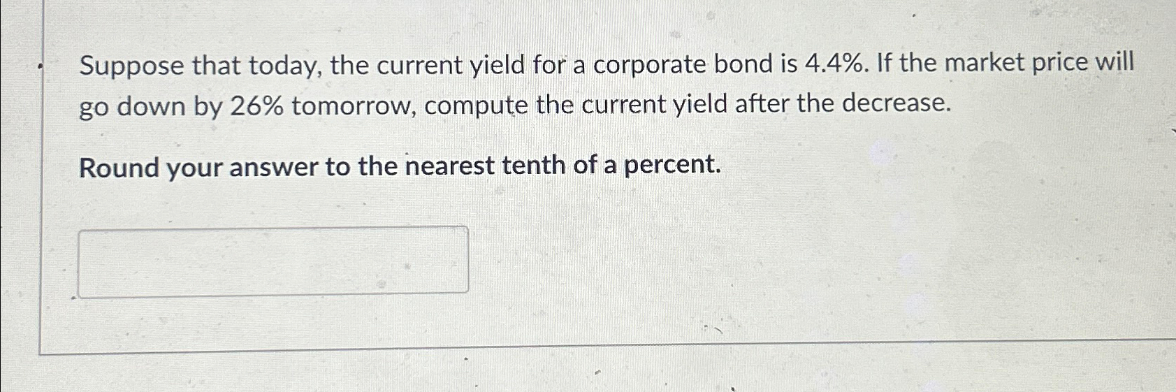 Solved Suppose that today, the current yield for a corporate | Chegg.com