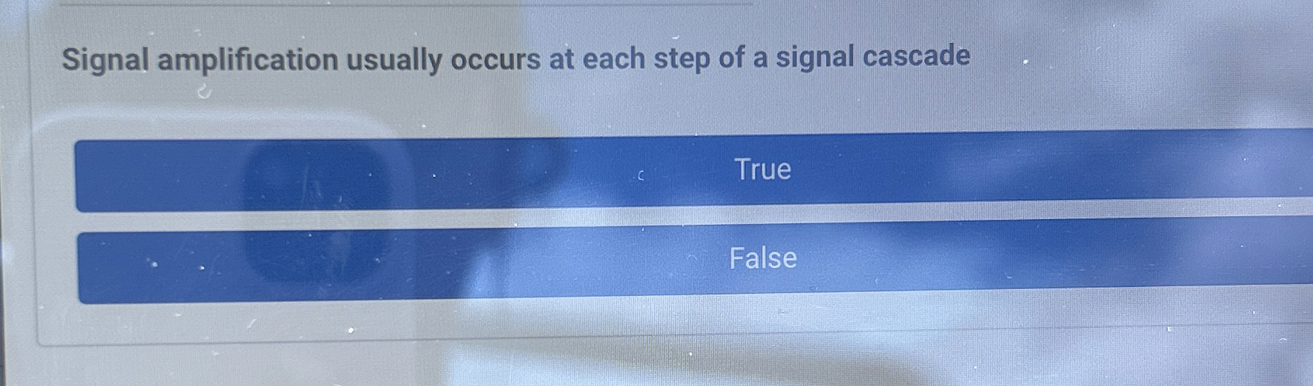 Solved Signal amplification usually occurs at each step of a | Chegg.com