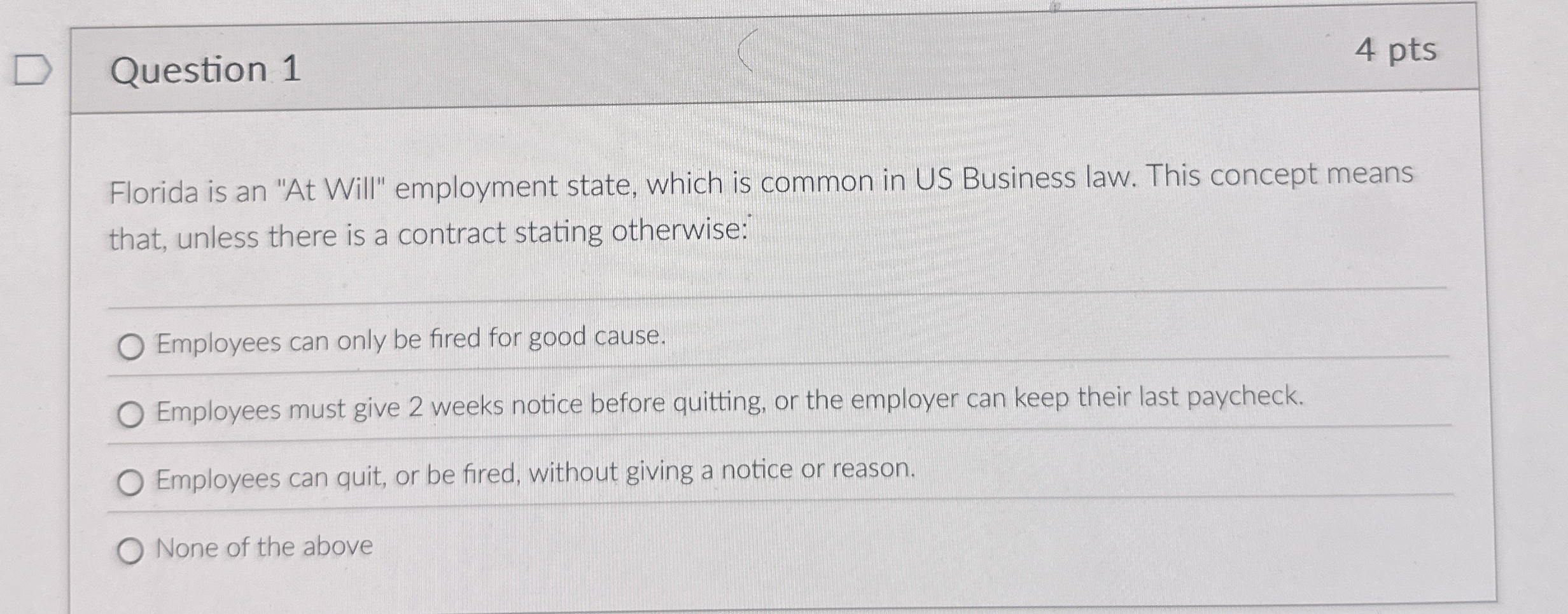 Solved Question 14 ptsFlorida is an Solved Question 14 ptsFlorida is an