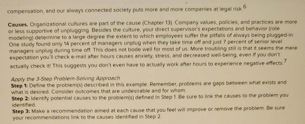 Problem Solving Application- Technology: A Situation | Chegg.com