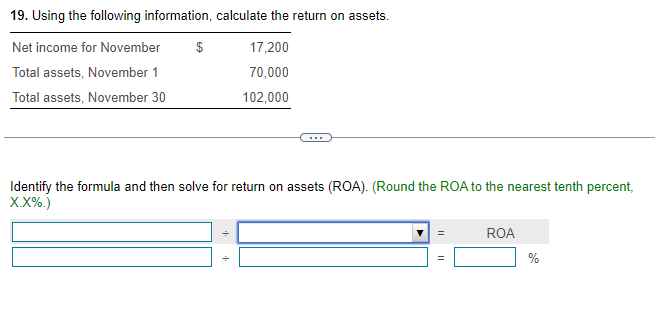 Solved Using the following information, calculate the return | Chegg.com