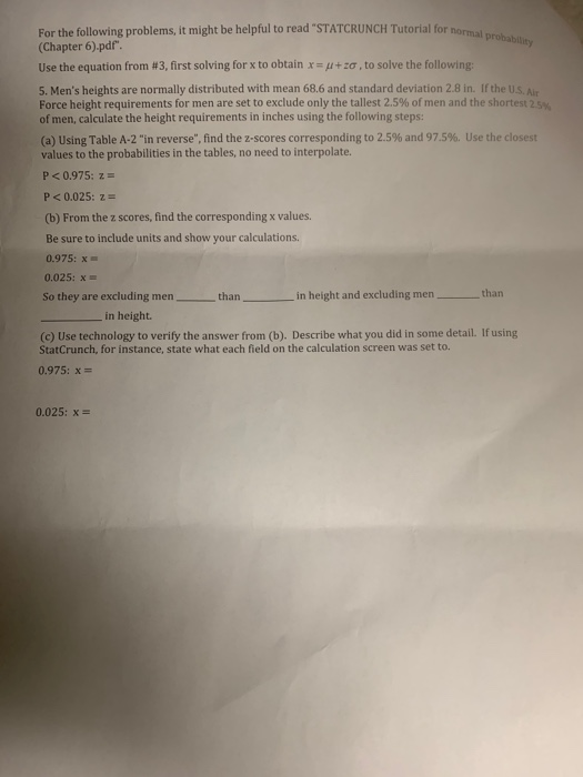 Solved MAT1080 Worksheet 15 Sampling Distributions NAME: 1. | Chegg.com