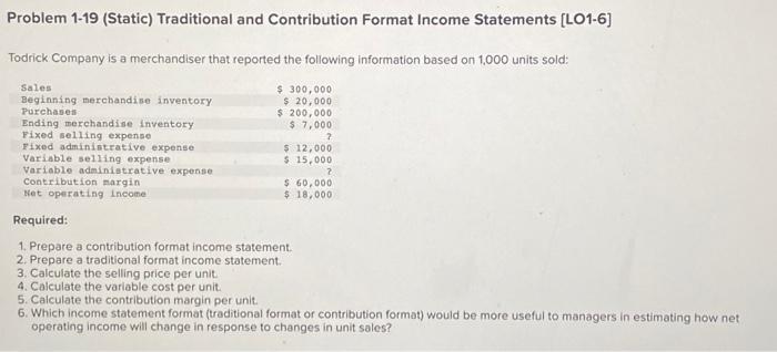 Solved Prepare a traditional format income | Chegg.com