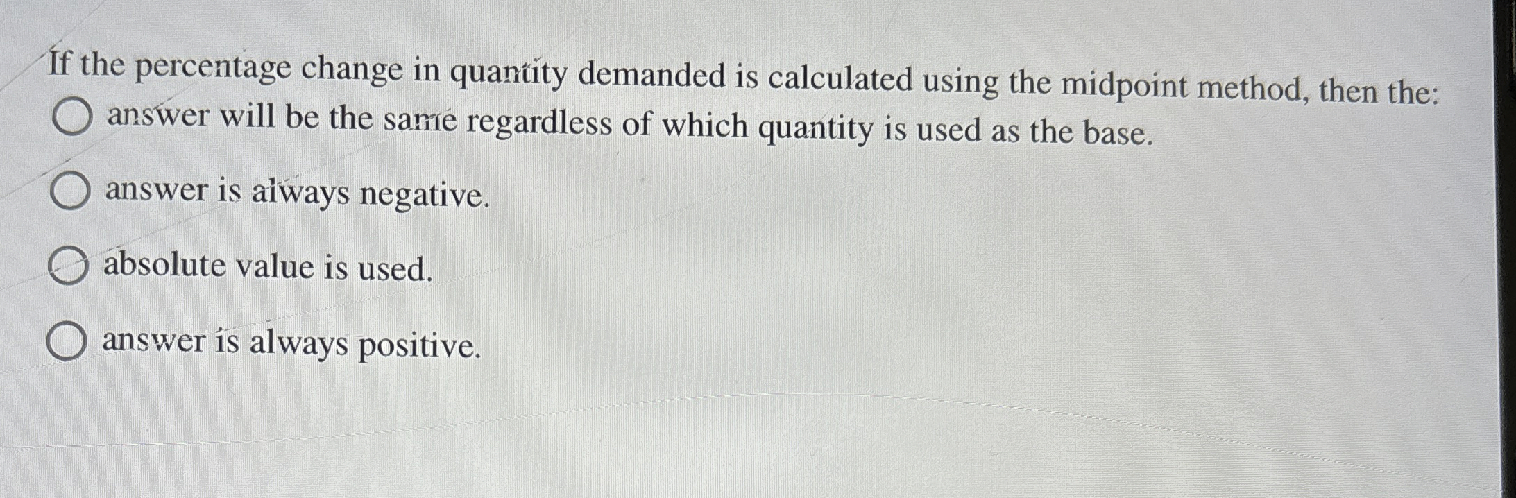 Solved Question 1 ﻿of 20 ﻿f the price of cocoa rises by 20%, | Chegg.com