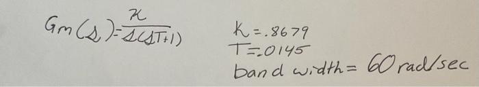 Solved Design a compensator for the motor position control | Chegg.com