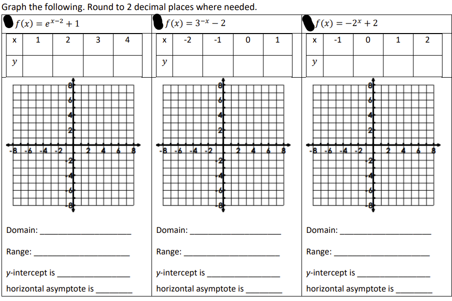 Solved Algebra. Using the attached picture solve for the | Chegg.com