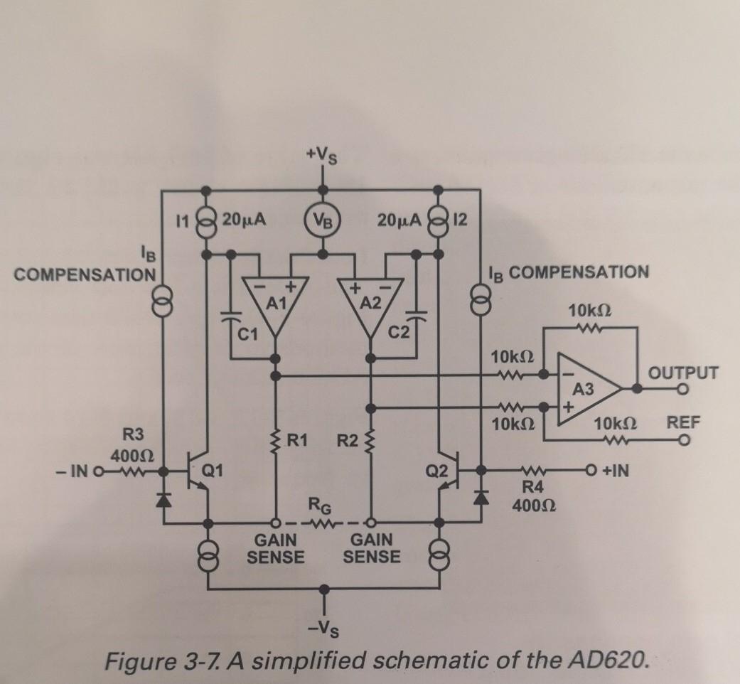 Solved What is REF pin in instrumentation amplifier and how | Chegg.com
