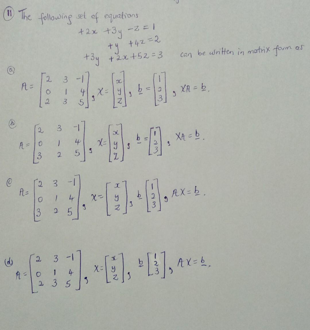 Solved a Given a matriz A of onder nxn. If A has an inverse | Chegg.com