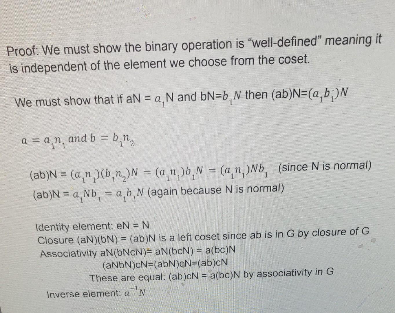 Solved Consider the normal subgroup 4Z of Z. The cosets of | Chegg.com
