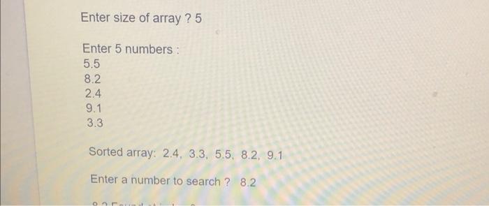 Solved Write A Java Program That Inputs Size Of Array N And