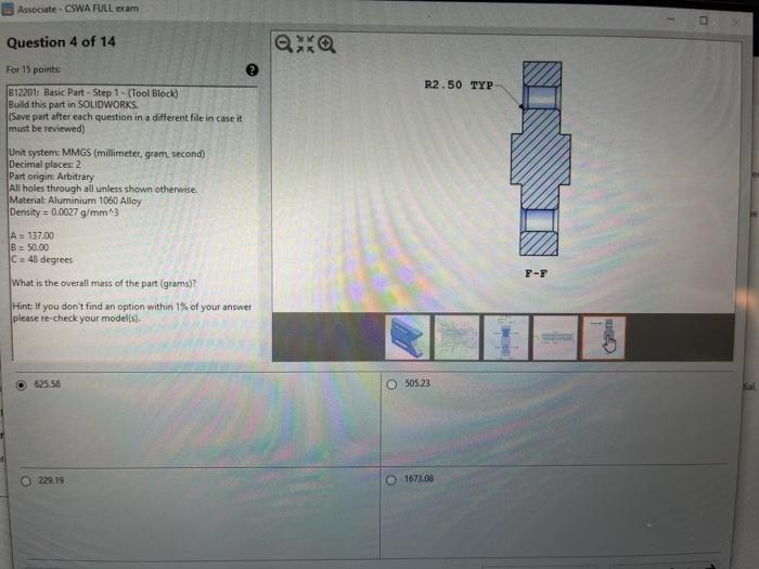 Solved Associate-CSWA FULL exam Question 5 of 14 For 15 | Chegg.com