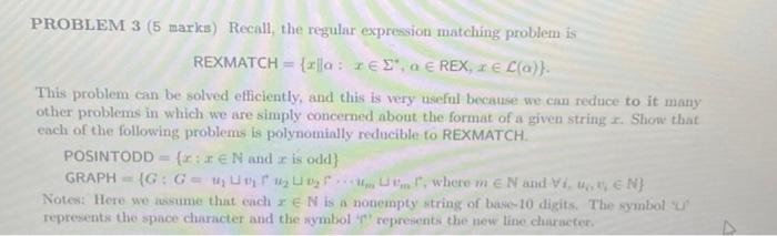Solved PROBLEM 3 (5 marks) Recall, the regular expression | Chegg.com Solved PROBLEM 3 (5 marks) Recall, the regular expression | Chegg.com