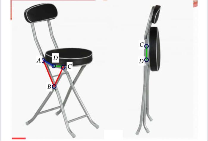 Solved sketch how the mechanism of folding chair works . by | Chegg.com