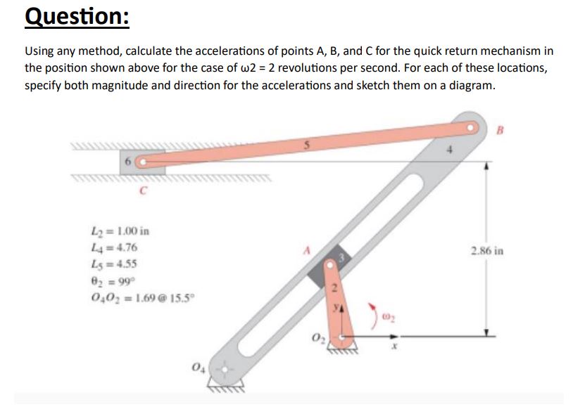 Solved Question:Using any method, calculate the | Chegg.com
