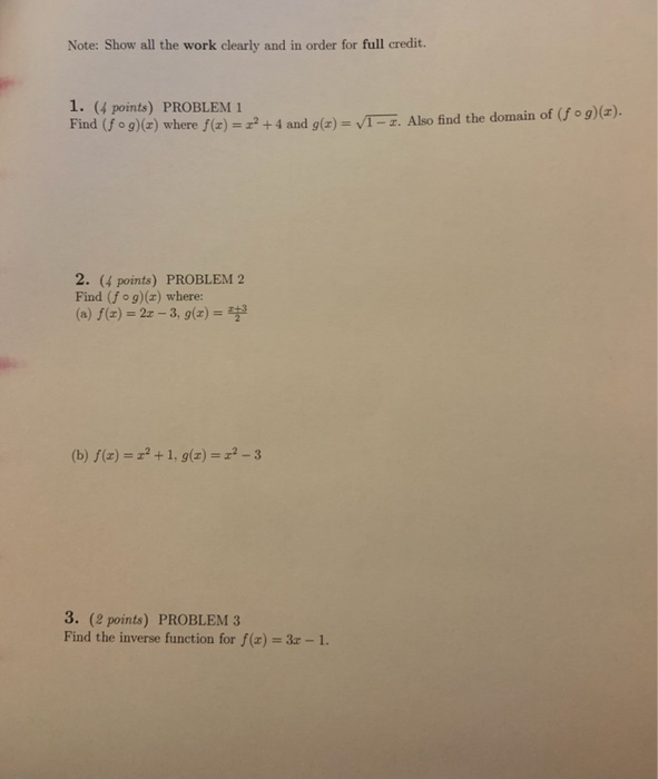 Solved Math 191 Fall 2019 Worksheet 3-10.9.19 Name: Note: | Chegg.com