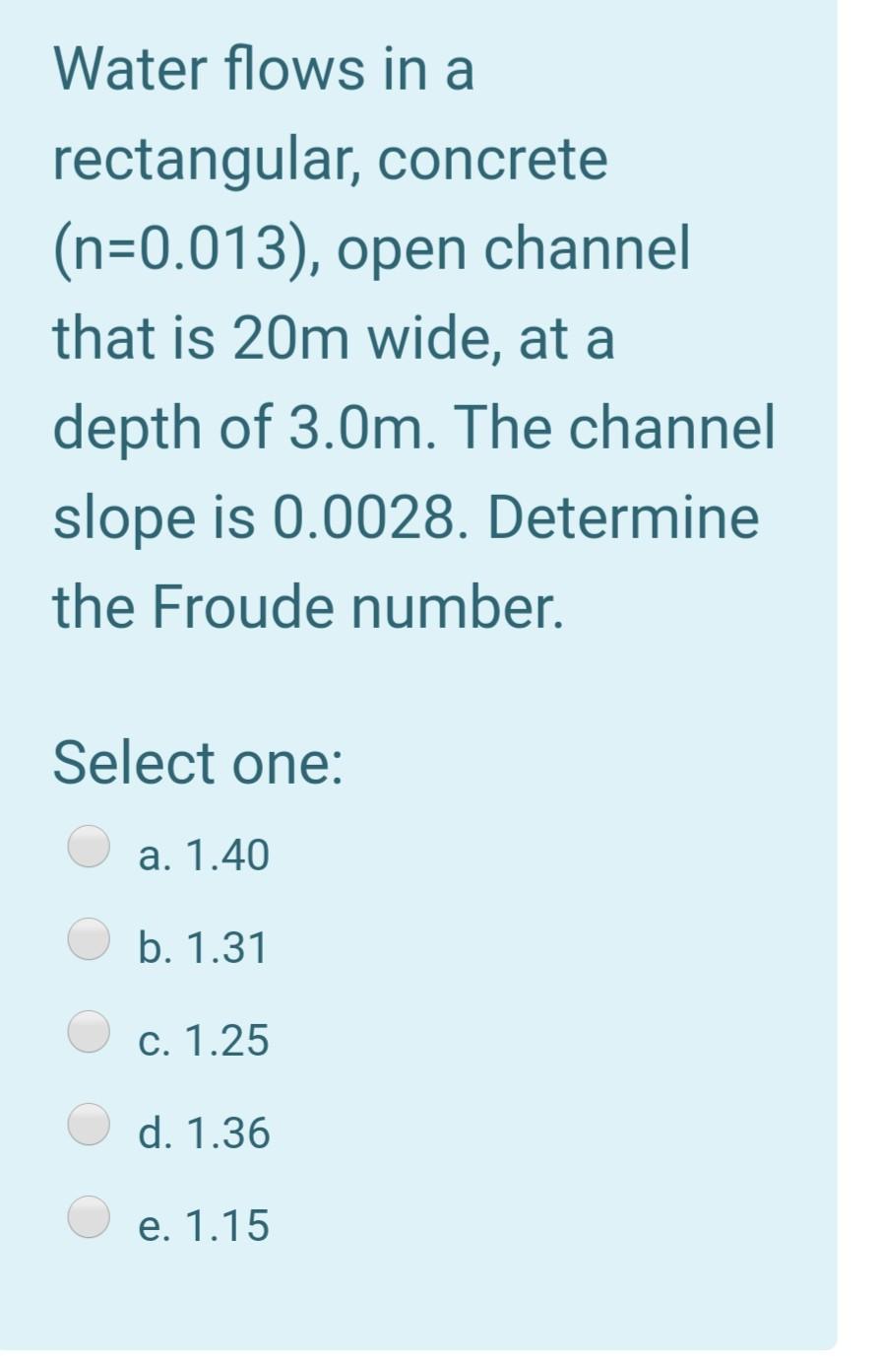 Solved Water flows in a rectangular, concrete (n=0.013), | Chegg.com