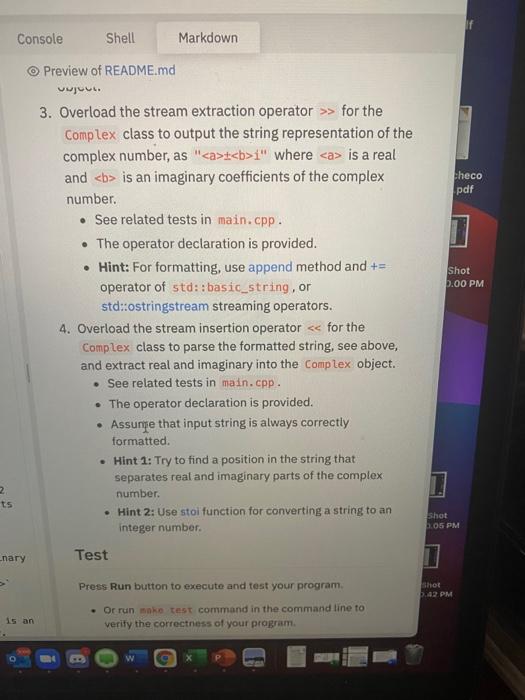 Solved Console Shell Markdown Preview Of Readme Md At 97