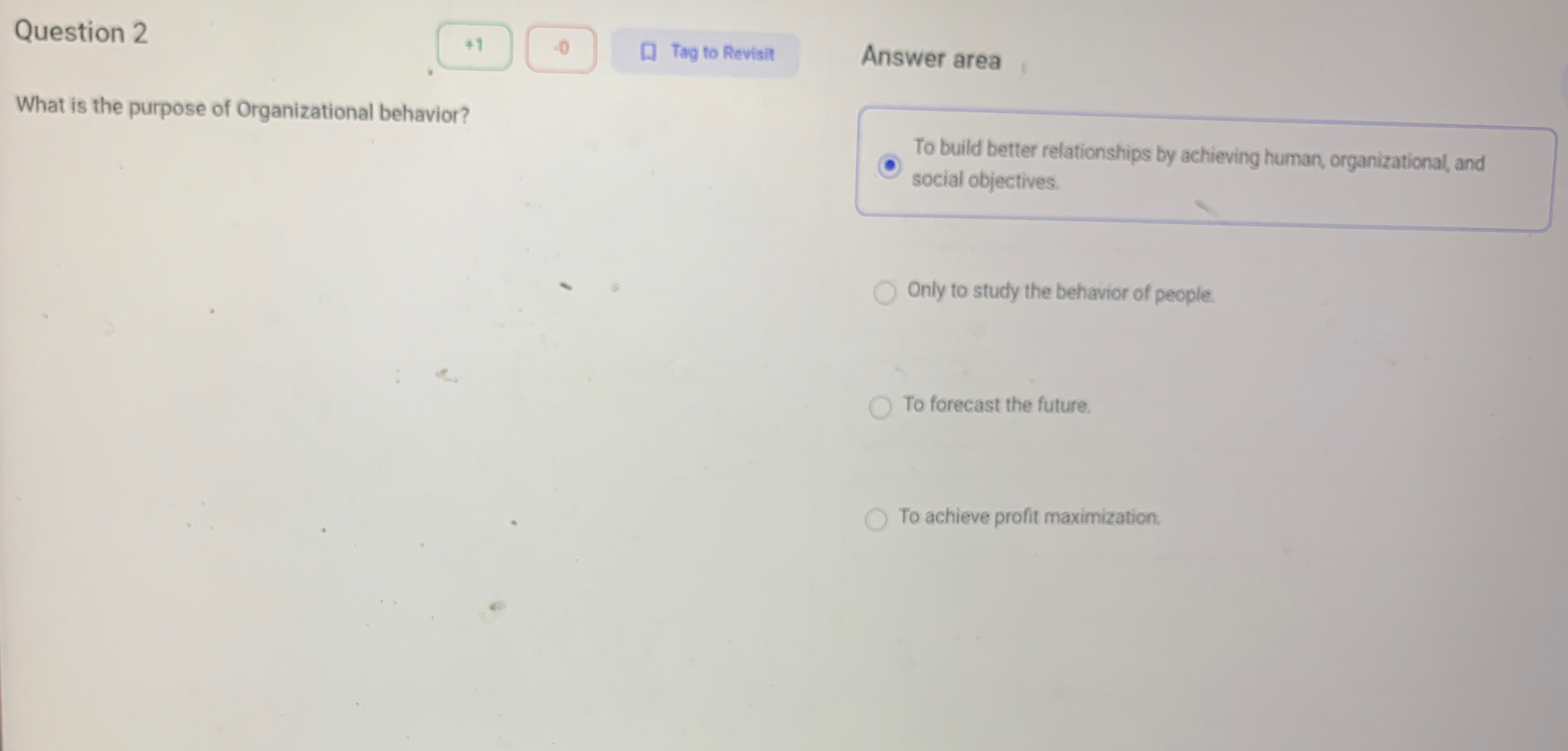 Solved Question 2What is the purpose of Organizational | Chegg.com