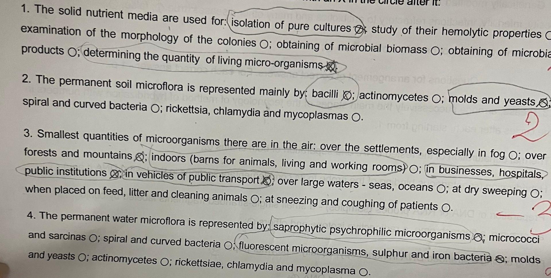 Solved 1. The solid nutrient media are used for: isolation | Chegg.com