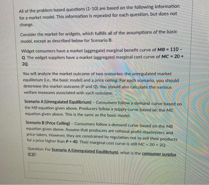Solved All of the problem-based questions (1-10) are based | Chegg.com