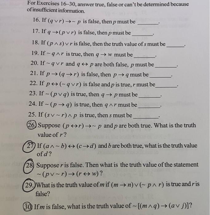 Solved In-Class Exercises In Exercises 1-15, determine | Chegg.com