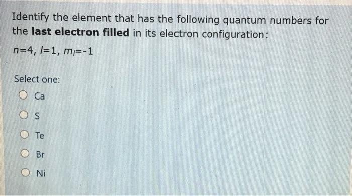 Solved Identify the atomic orbital that has 1 angular node | Chegg.com