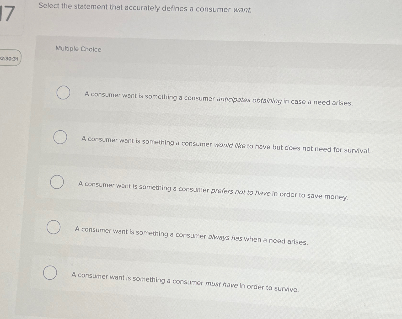 Solved Select the statement that accurately defines a | Chegg.com